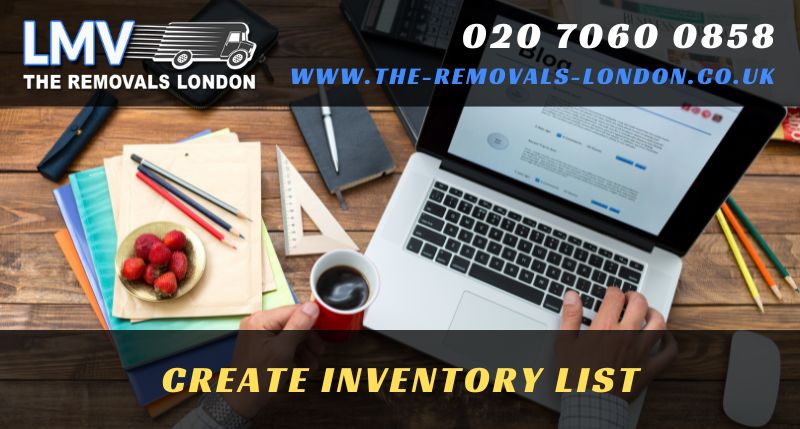 Inventory List | THE REMOVALS LONDON